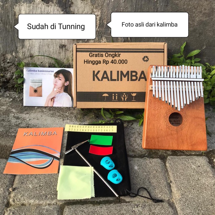 Jual Kalimba Thumb Piano Manual Toys 17 Note Merk Cega | Shopee Indonesia