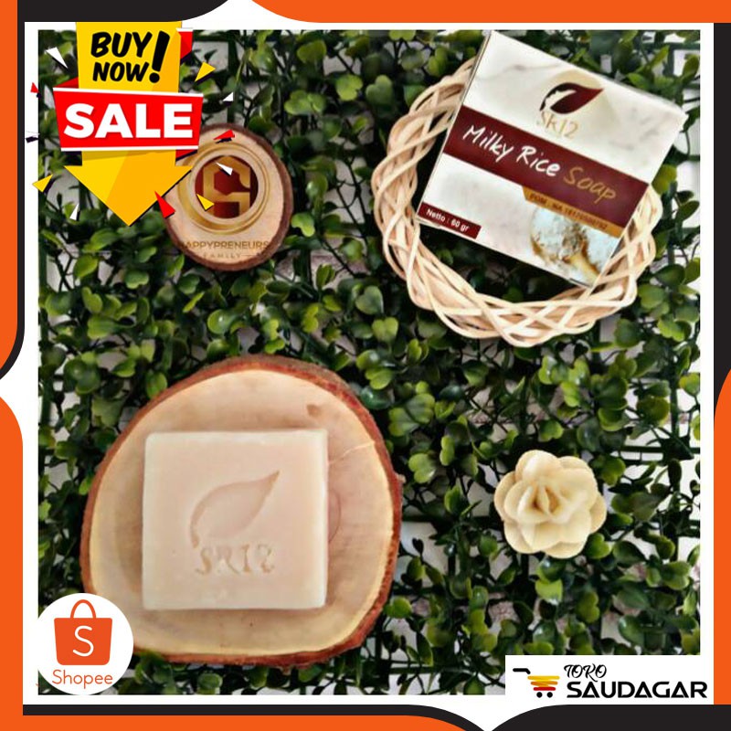 Jual MILKY RICE SOAP SR12 SABUN BERAS SUSU PENCERAH KULIT WAJAH ...