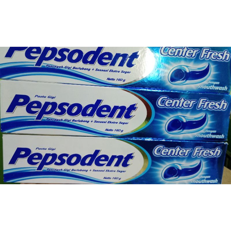 Jual pasta gigi pepsodent center fresh 160g | Shopee Indonesia