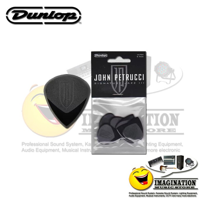 Dunlop 427PJP John Petrucci Jazz III 1.5mm Guitar Picks 6-Pack | Shopee ...