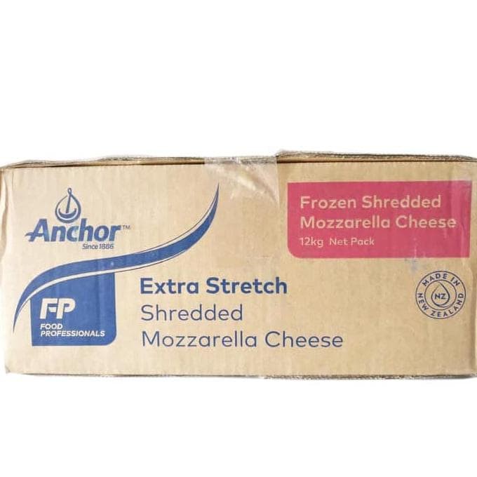 Jual Keju Anchor Mozzarella Shredded Cheese Extra Stretch kemasan ...