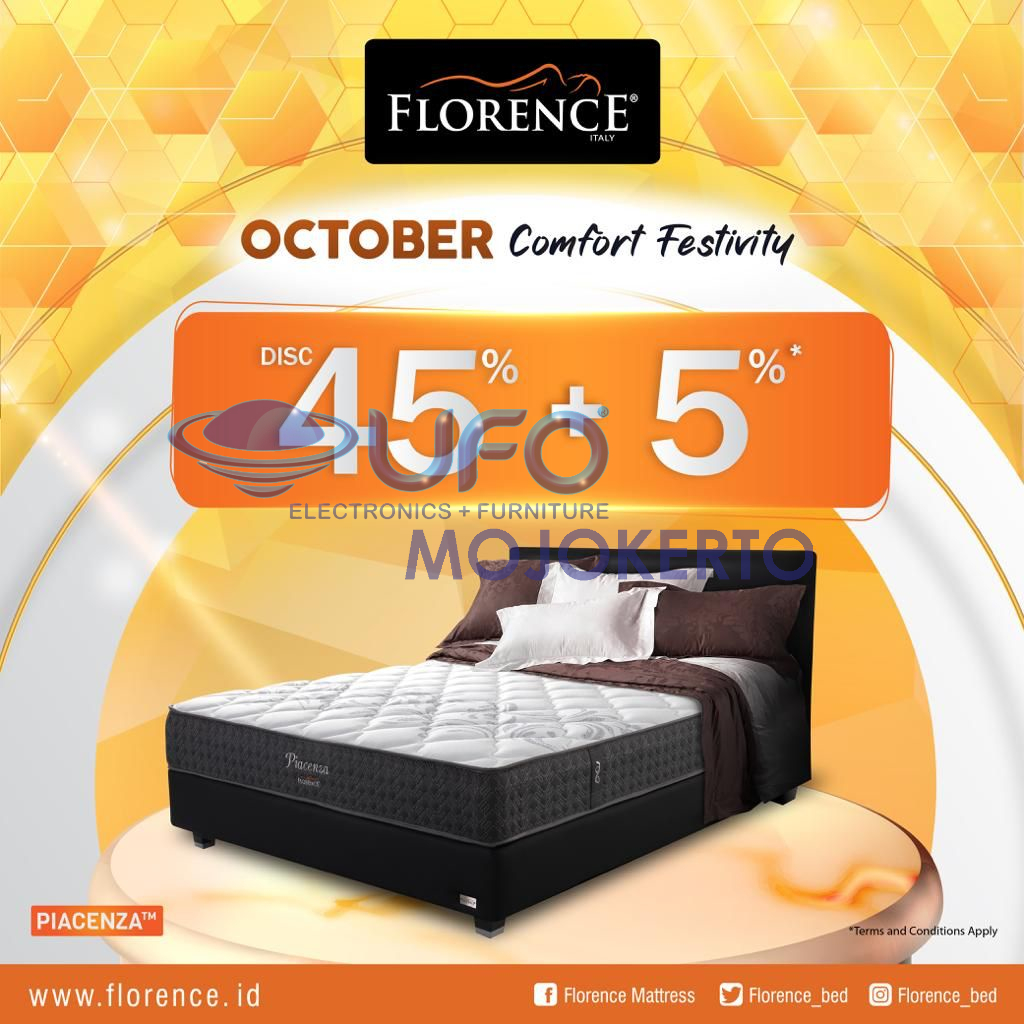 Jual Matras FLORENCE Spring Bed Deluxe Black dengan Ketebalan 27cm Tipe ...