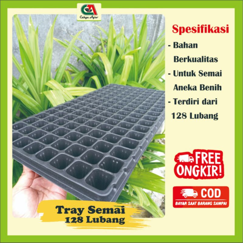 Jual Tray Semai Trai Semai 128 Lubang Tanam Indonesia|Shopee Indonesia
