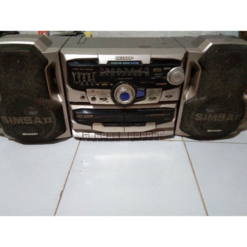 Jual Tape dan radio Simba merk SHARP (bekas pakai) Indonesia|Shopee ...