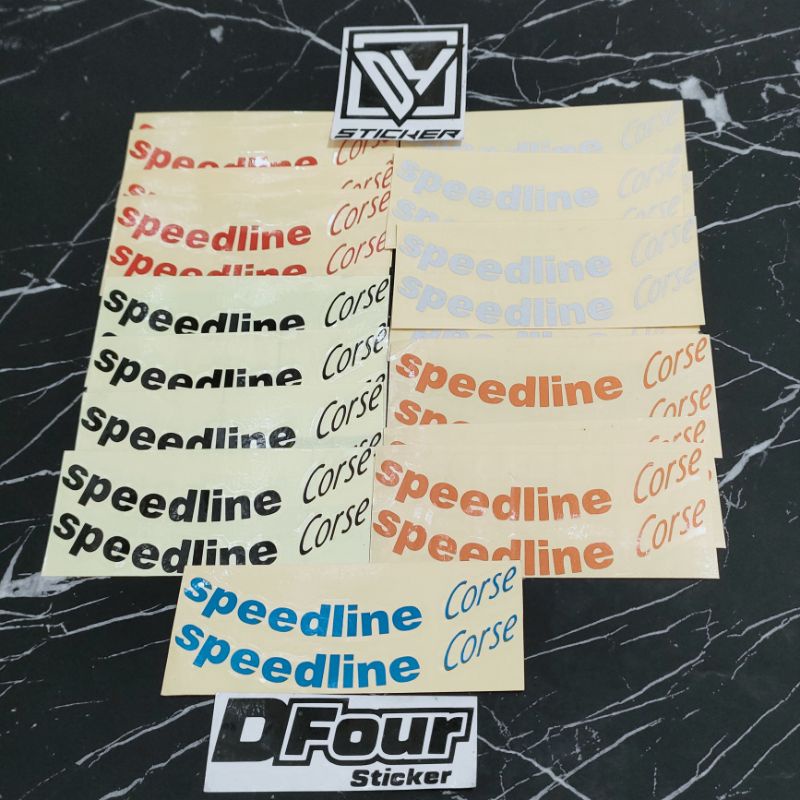 Jual STICKER VELG SPEEDLINE CORSE CUTTING | Shopee Indonesia