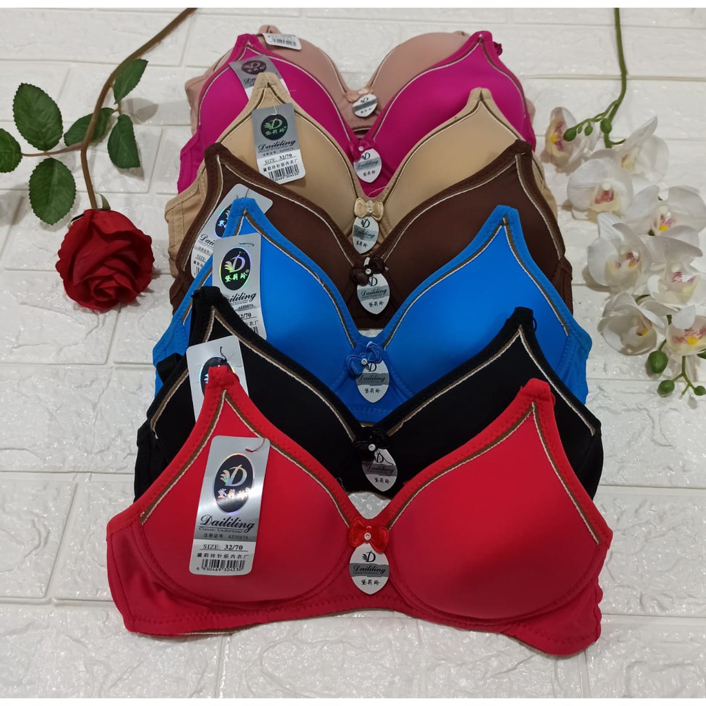 BH Bra Fashion Wanita Bra kwalitas bagus / BH Busa Tipis Tanpa Kawat ...