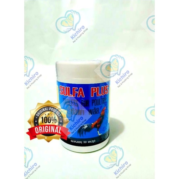 Jual Sulfa Plus isi 50 Tablet Obat Pencernaan Ayam Import Bangkok ...