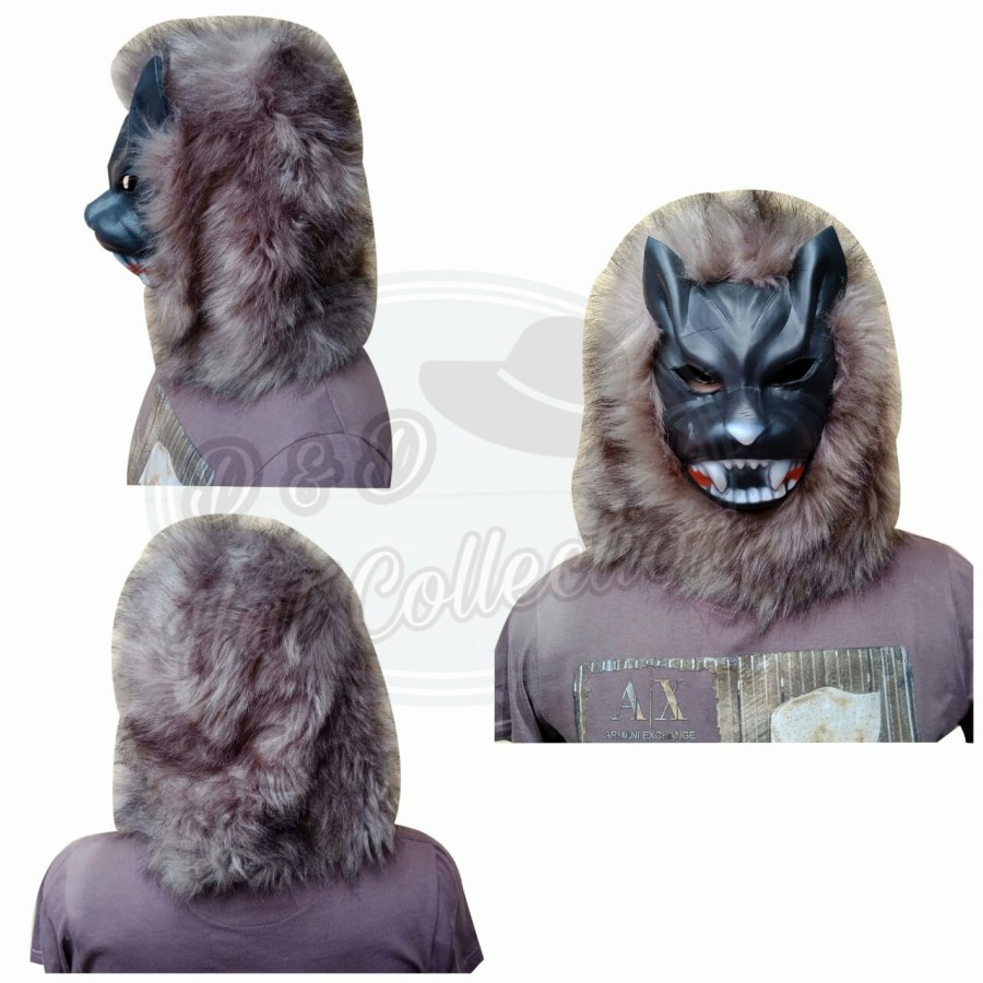 Jual Topeng Serigala Srigala/ Topeng Wolf Dewasa Mask/Topeng Halloween ...