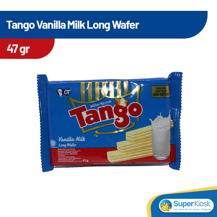 Jual Tango Wafer Long Wafer Vanilla Milk 47gr PCS Indonesia|Shopee ...