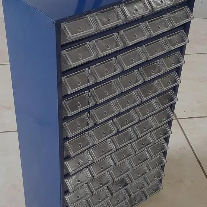 Jual Rak Komponen 60 Slot/Laci Frame Besi Rak Spare Part 60 Slot Racco ...