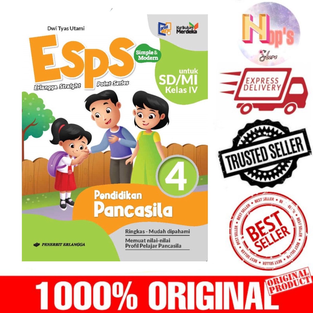 Jual ESPS PENDIDIKAN PANCASILA SD/MI KLS.4/KM | BUKU PENDIDIKAN ...