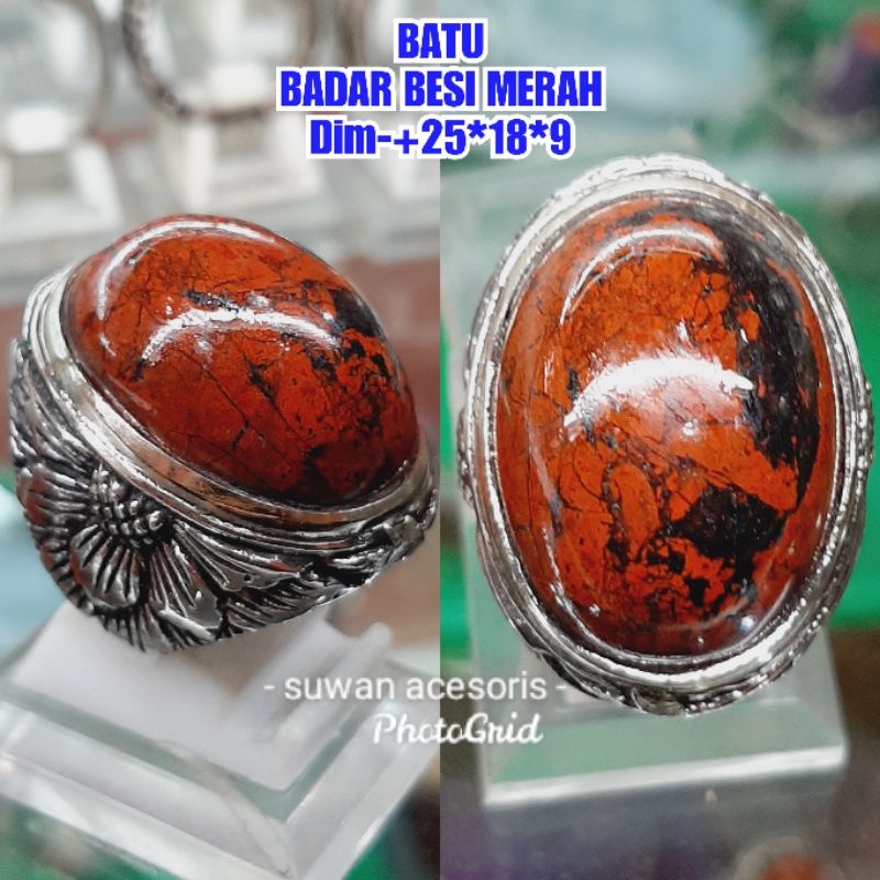 Jual BATU BADAR BESI MERAH NEMPEL MAGNET 05 | Shopee Indonesia