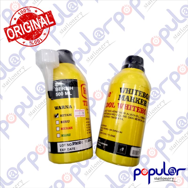 Jual Tinta Spidol Hq Line Wb 500ml Shopee Indonesia