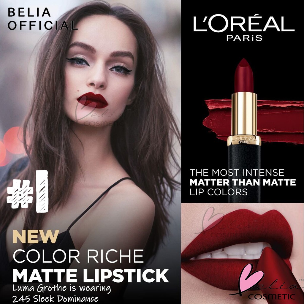 L Oreal Color Riche Moist Matte Lipstick Review Indonesia ...