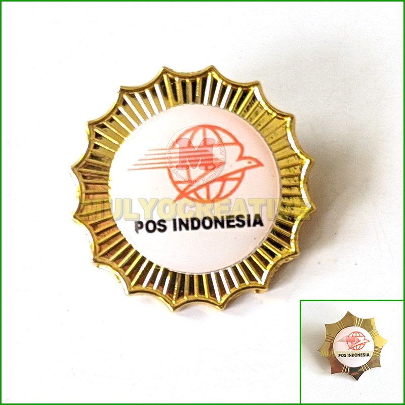Jual Pin Logo POS Indonesia Bros POS Indonesia Logam Kuningan | Shopee ...