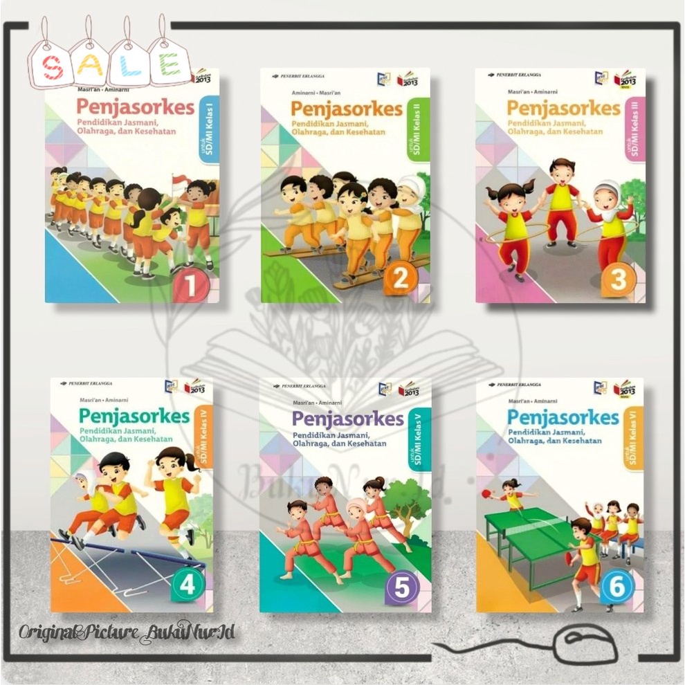 Jual Buku Penjas SD/MI Kelas 1.2.3.4.5.6.Kurikulum 2013 Revisi Penerbit ...
