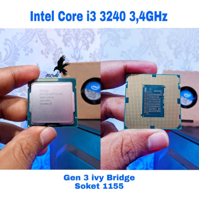 Jual Processor Intel Core i3 gen 3 ivy bridge Socket 1155 Tray + Fan ...
