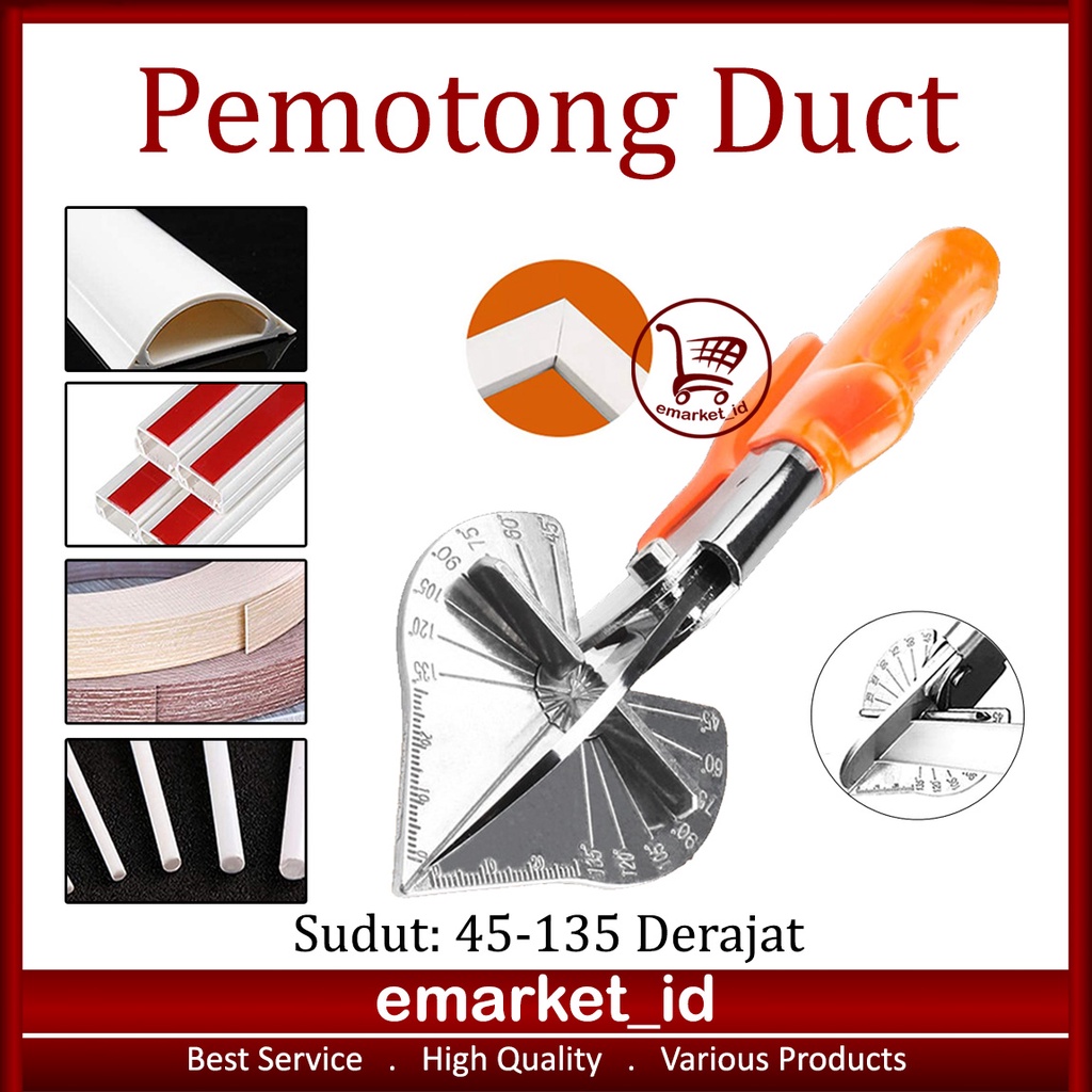 Jual Gunting Pemotong Duct / Kawat Sudut Adjustable 45-135 Derajat Tang ...