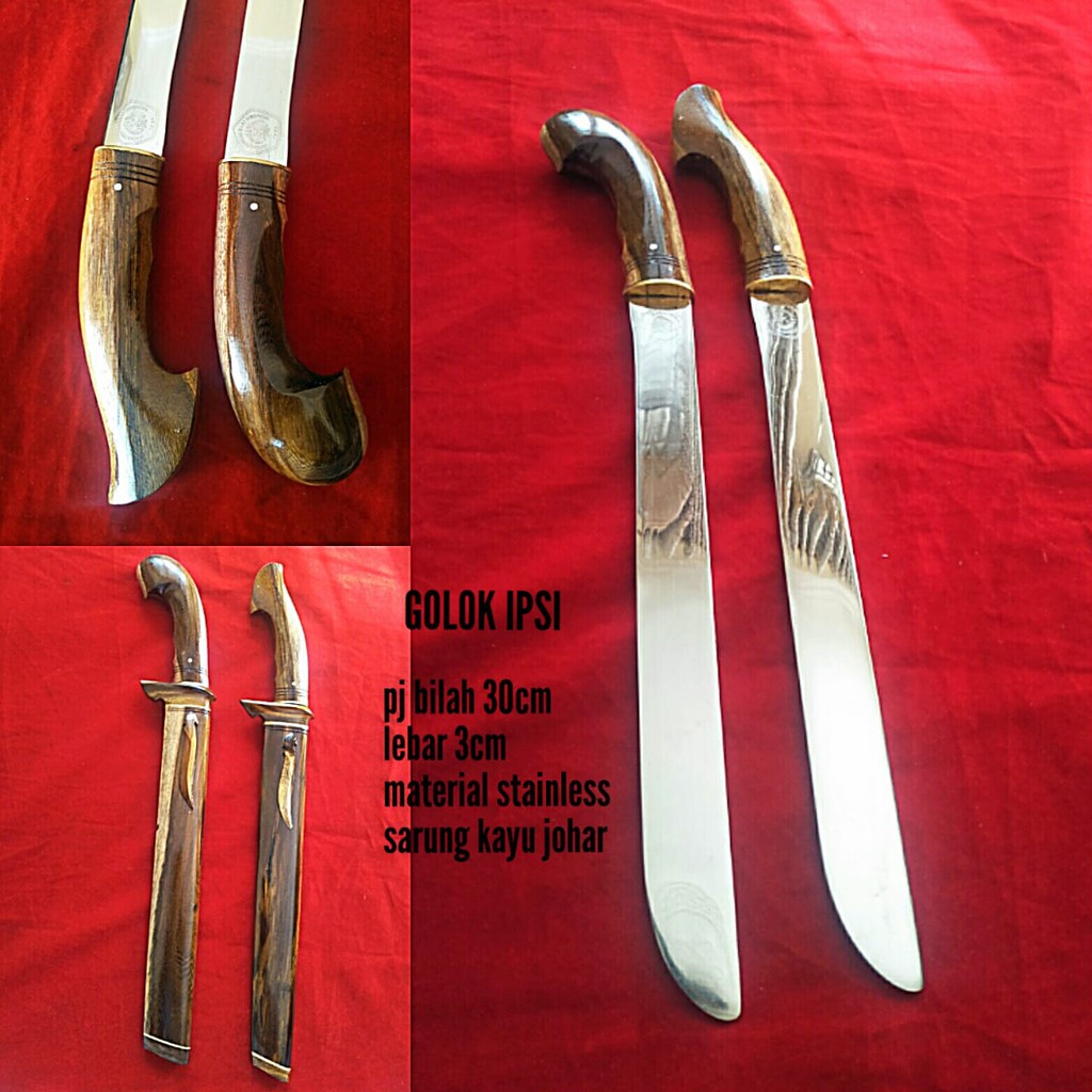 Jual GOLOK SILAT IPSI STAINLESS ANTI KARAT | Shopee Indonesia