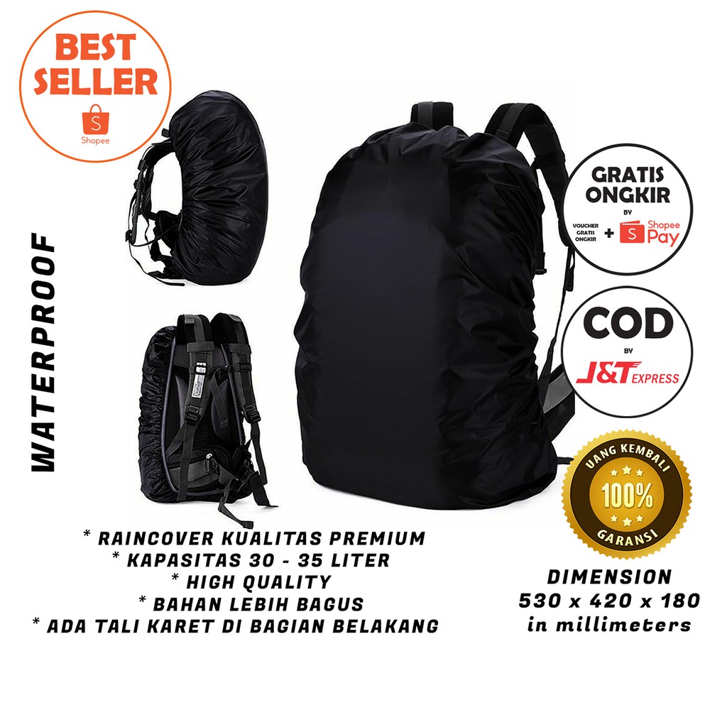 Jual RAINCOVER TAS WATERPROOF PELINDUNG TAS ANTI AIR RAINCOAT | Shopee ...