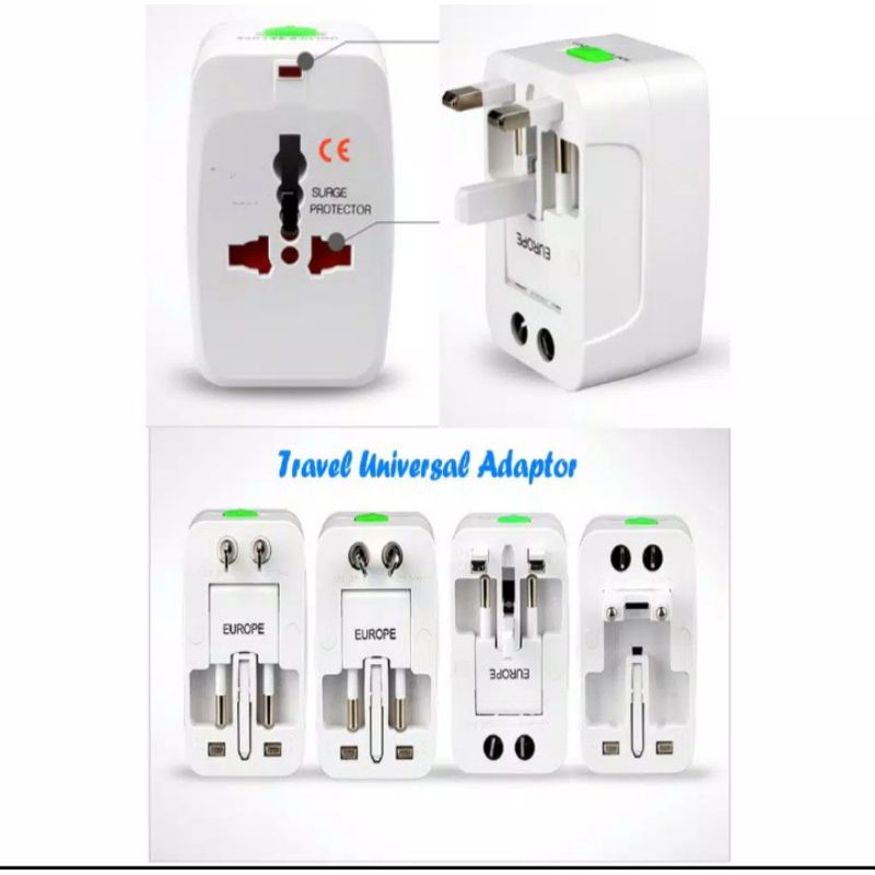 Jual Travel Universal Adaptor Colokan Listrik digunakan Semua Negara ...
