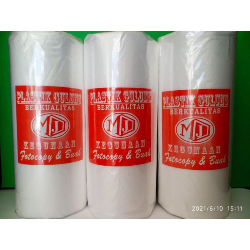 Jual Hd roll buah plastik merek Mj / Pelastik buah murah | Shopee Indonesia