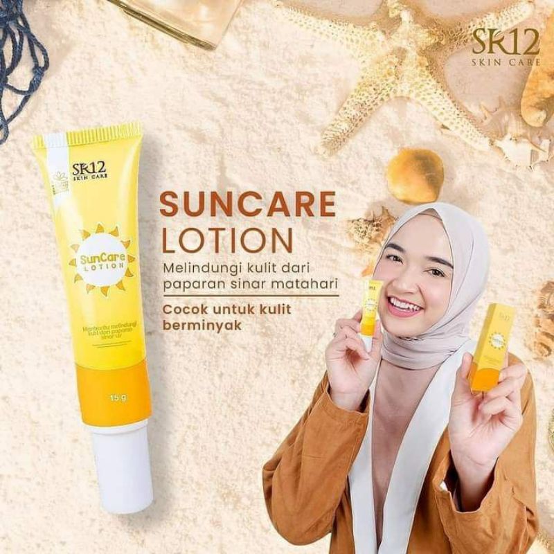 Jual SUNCARE LOTION SR12 MELINDUNGI WAJAH DARI PAPARAN SINAR MATAHARI ...