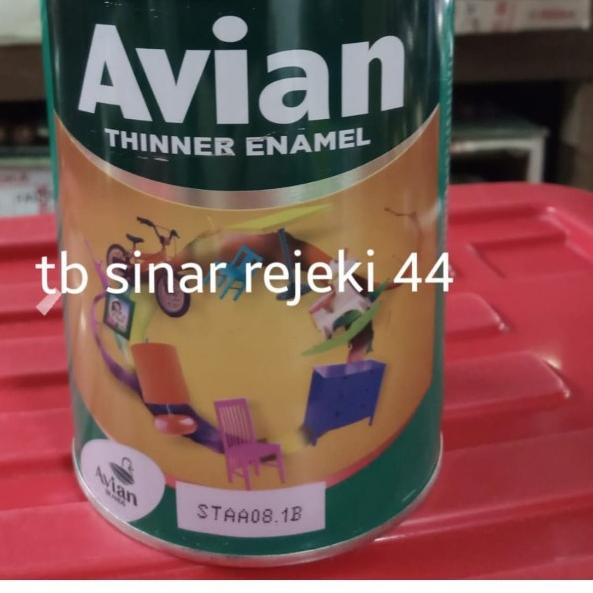 Jual AVIAN THINNER ENAMEL 1 Liter - Pengencer Cat Minyak / Duco High Gloss | Shopee Indonesia