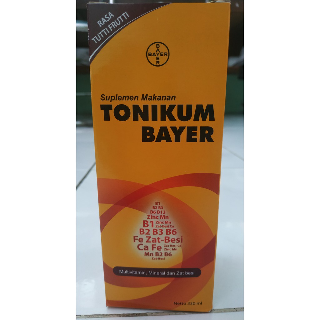 Jual TONIKUM BAYER - Syrup Multivitamin Mineral Zat Besi | Shopee Indonesia