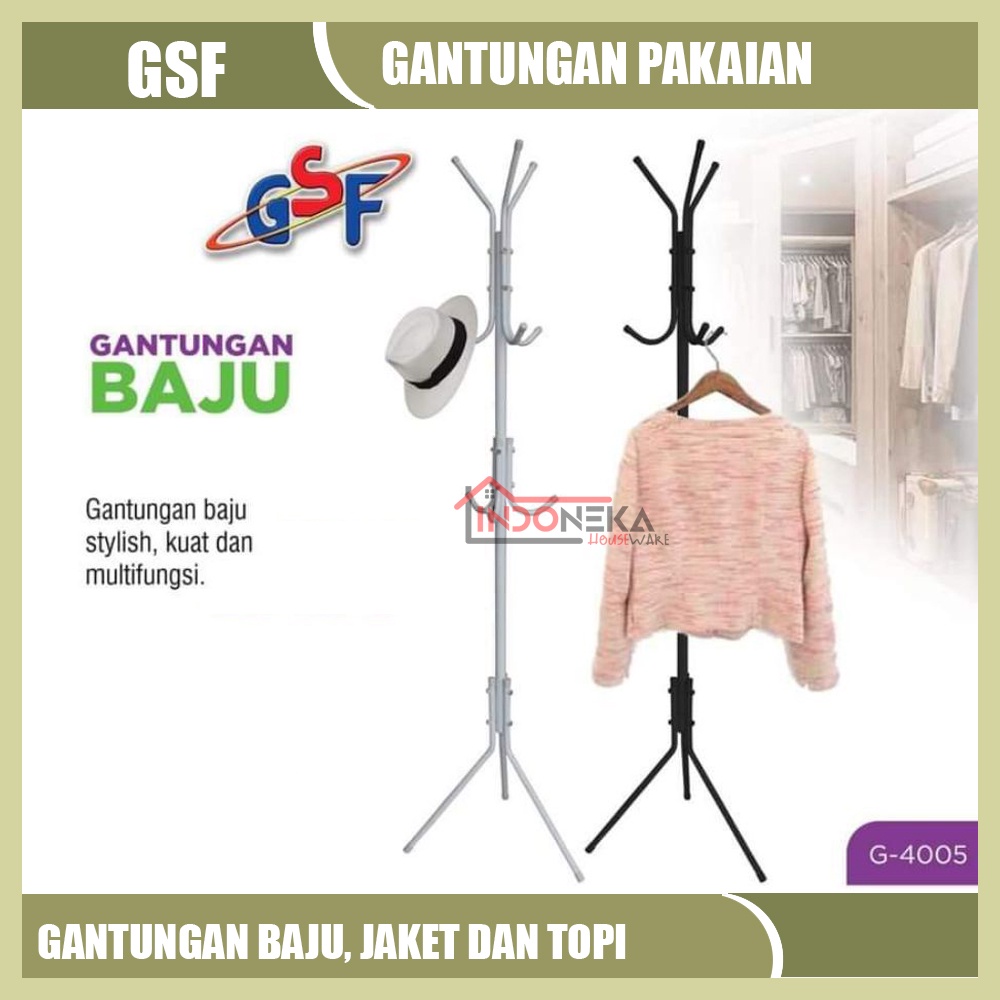 Jual BELI SATUAN HARGA GROSIR - GSF Stand Hanger Korea /Gantungan Baju ...