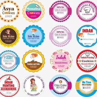 Jual stiker label kemasan stiker kue stiker bolu stiker toples stiker ...