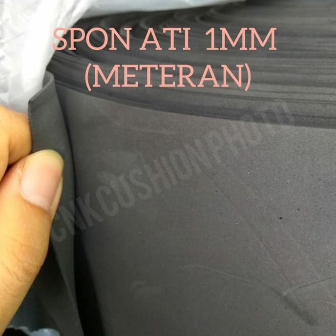Jual SPON KARET ATI / BUSA HATI / EVA SPONGE 1 MM BLACK - 1 roll (100 M ...