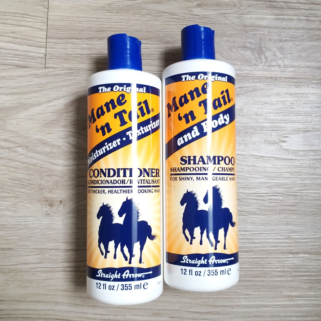Jual Mane N Tail ORIGINAL BODY Shampoo / Conditioner 355ml Shampo Kuda ...