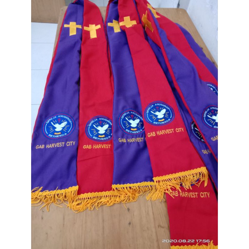 Jual Stola Pendeta / Stola Pelayan / Stola Hamba Tuhan Pria Wanita ...