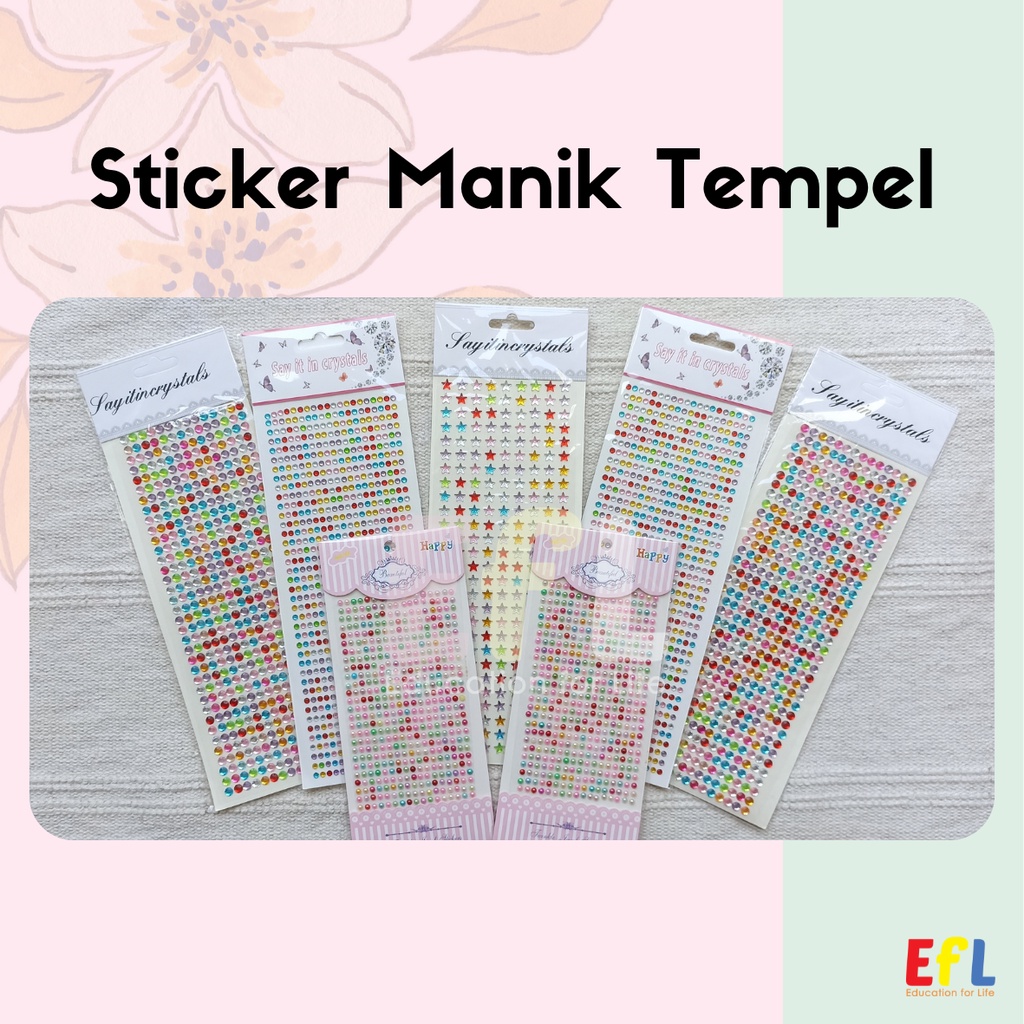 Jual Sticker Manik - Manik Tempel Anak Montessori | Shopee Indonesia
