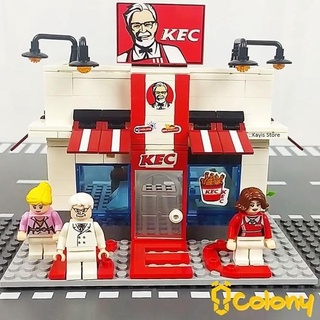 Jual Mainan Lego Kfc Mcd Pizza Hut Block Miniatur Toko Waralaba Balok ...