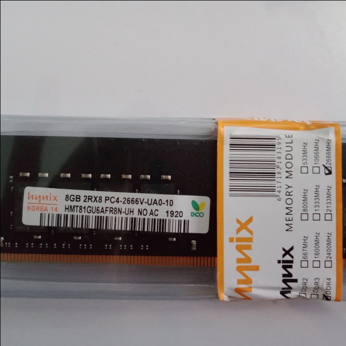 Jual RAM HYNIX LONGDIMM 8GB PC4-2666V DDR4 FOR PC | Shopee Indonesia