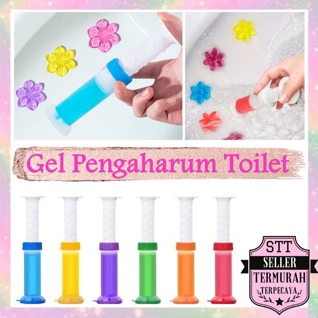 Jual STT Gel Pengaharum Toilet Aroma Bunga Sabun Aromatic Pembersih ...