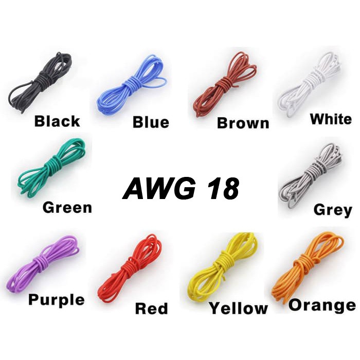 Jual Kabel Ecer AWG 18 Serabut Putih @ 1 Meter | Shopee Indonesia