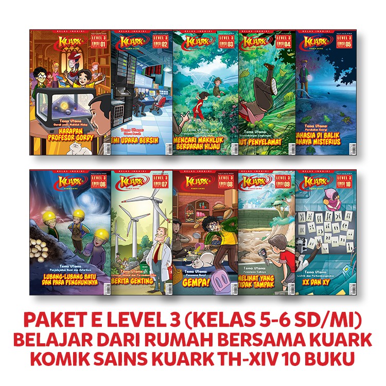 Jual KUARK Paket E Belajar di Rumah Tahun XIV Level III (10 edisi random) | Shopee Indonesia