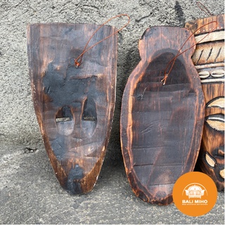 Jual Patung Topeng Suku Asmat Mini 20 cm - Topeng Kayu Dekorasi Dinding ...