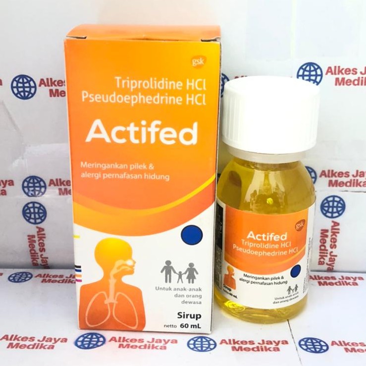 Jual Actifed Kuning 60ml - Obat Pilek | Shopee Indonesia