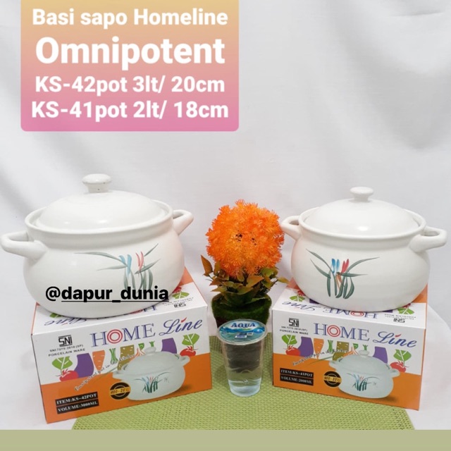 Jual Basi sapo keramik homeline ( 2ltr / 3ltr / 4ltr ) | Shopee Indonesia