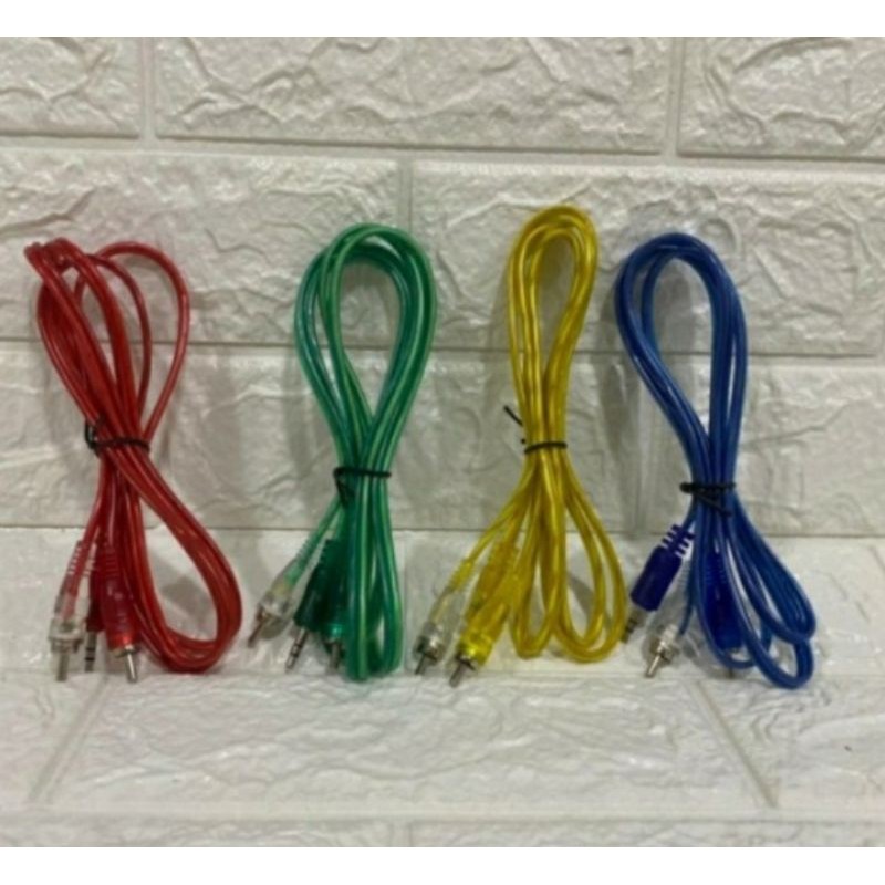 Jual KABEL RCA 2-1, JACK 3,5MM, RCA HP | Shopee Indonesia