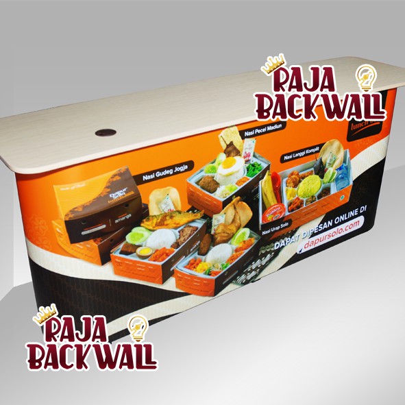 Jual POP UP COUNTER JUMBO / MEJA PAMERAN Panjang ( included printing ...