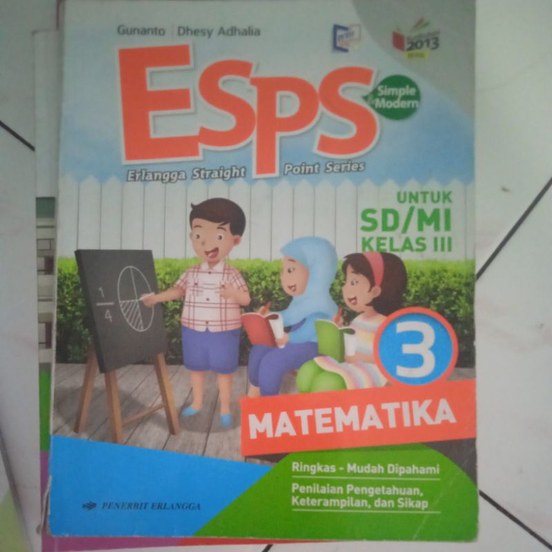 Jual buku matematika ESPS Erlangga straight point series untuk kelas 3 | Shopee Indonesia