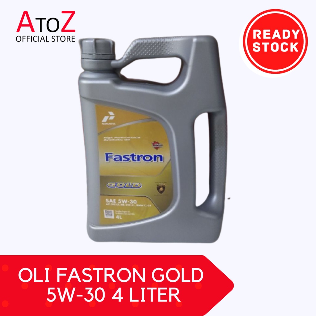 Jual OLI FASTRON GOLD 5W-30 4 LITER | Shopee Indonesia