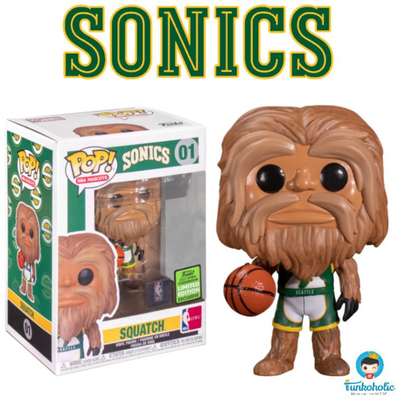 Jual Funko POP! NBA Mascots Basketball Seattle SuperSonics - Squatch ...