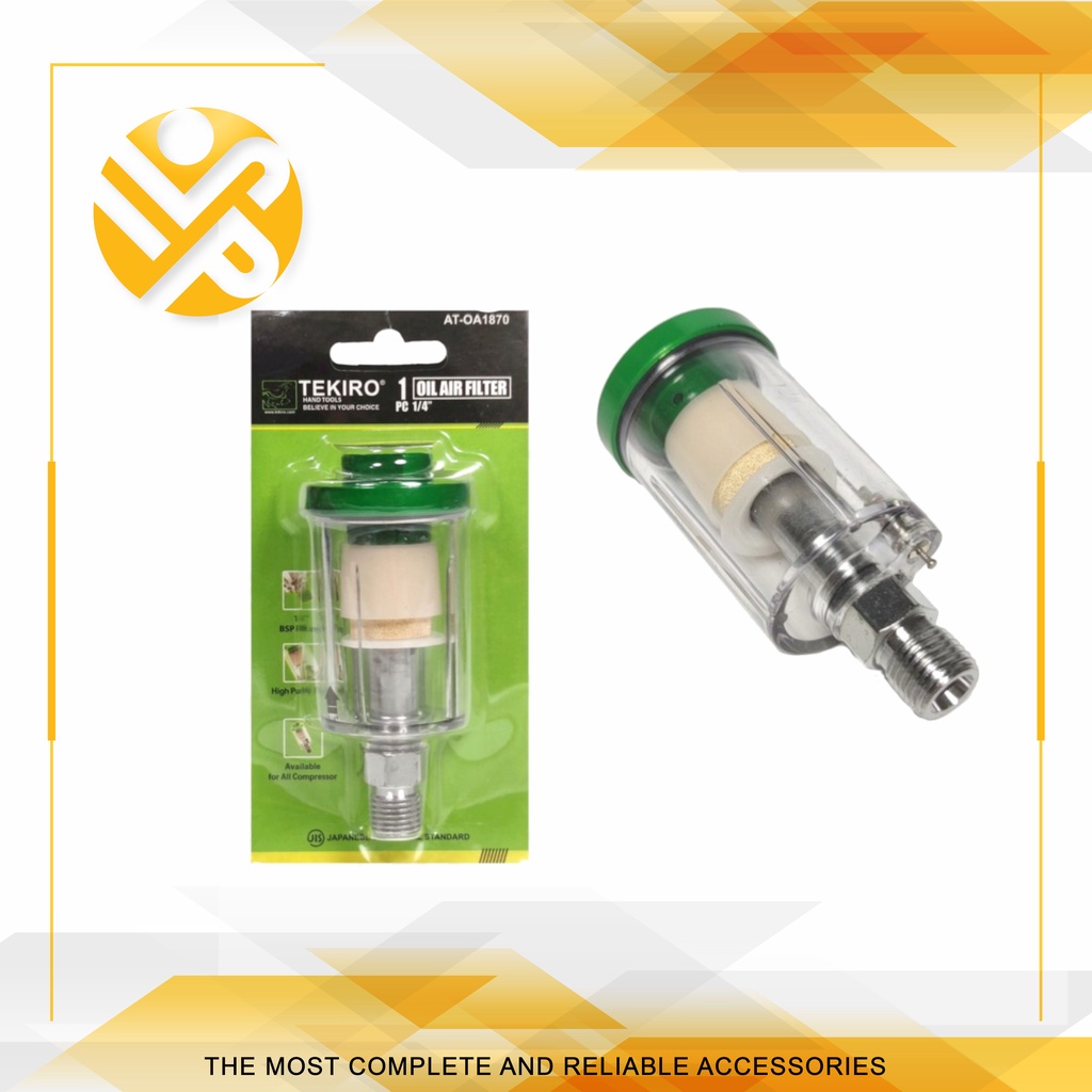 Jual TEKIRO Air Filter Spray Gun / Oil Air Filter 1/4" | Shopee Indonesia