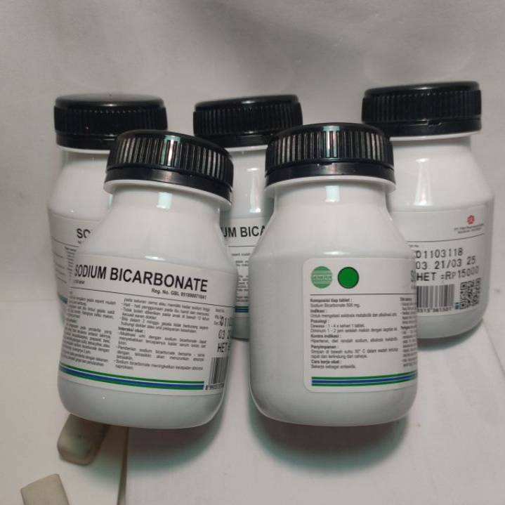 Jual SODIUM BICARBONATE 500MG - Botol isi 100 Tablet - Suplemen ...